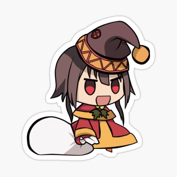 "Padoru Megumin Konosuba" Sticker for Sale by weirdo97 | Redbubble