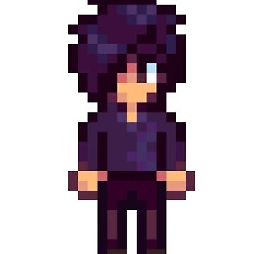 "Sebastian Stardew Valley Sprite" Sticker for Sale by ushka | Redbubble