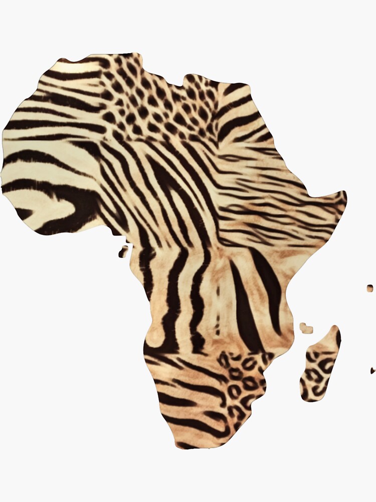 "Skins of African Animals Design" Sticker for Sale by KingKong13 ...