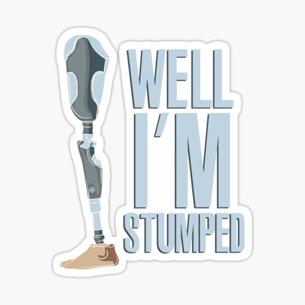 Prosthetic Leg Stickers | Redbubble