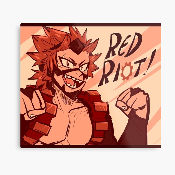 "Red Riot" Metal Print for Sale by Sorry-Kari | Redbubble