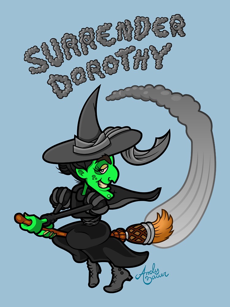 "Surrender Dorothy" T-shirt for Sale by ArtbyAndy | Redbubble | wizard ...