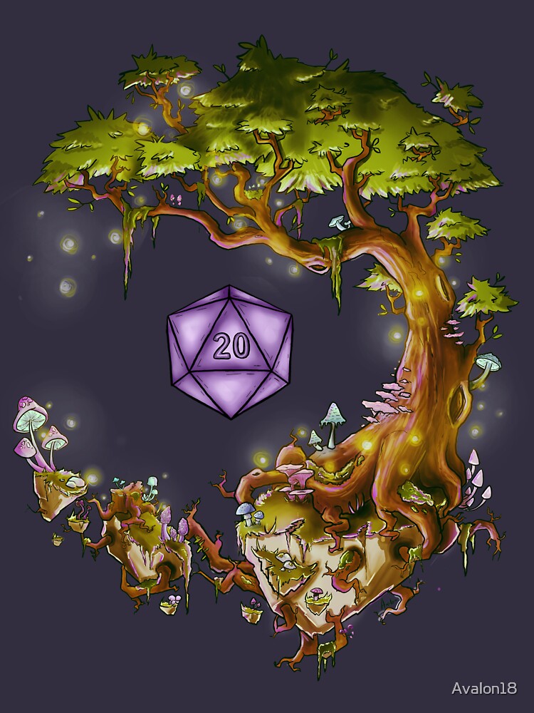 "DnD - Spore druid class symbol" Fitted Scoop T-Shirt for Sale by ...