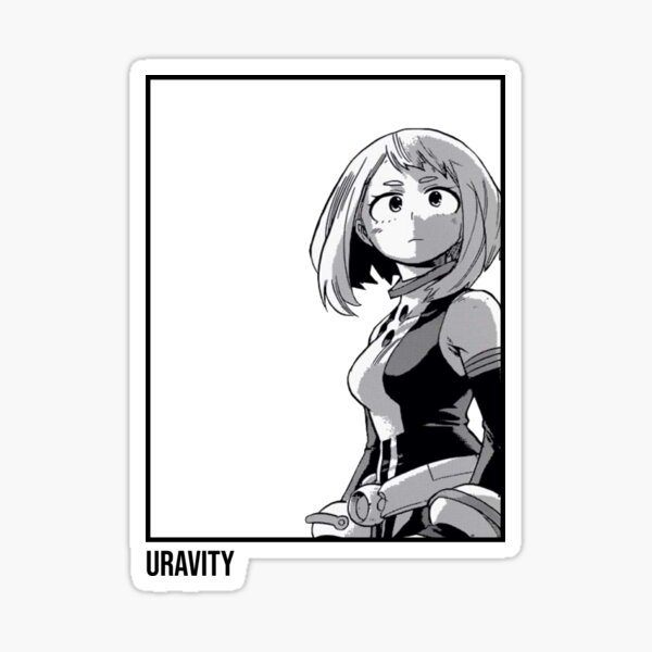 "Boku No Hero Academia Uravity" Sticker by ramuwuda | Redbubble