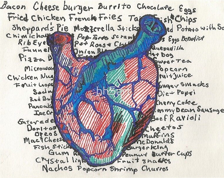 "Yum Heart" by hh5art | Redbubble
