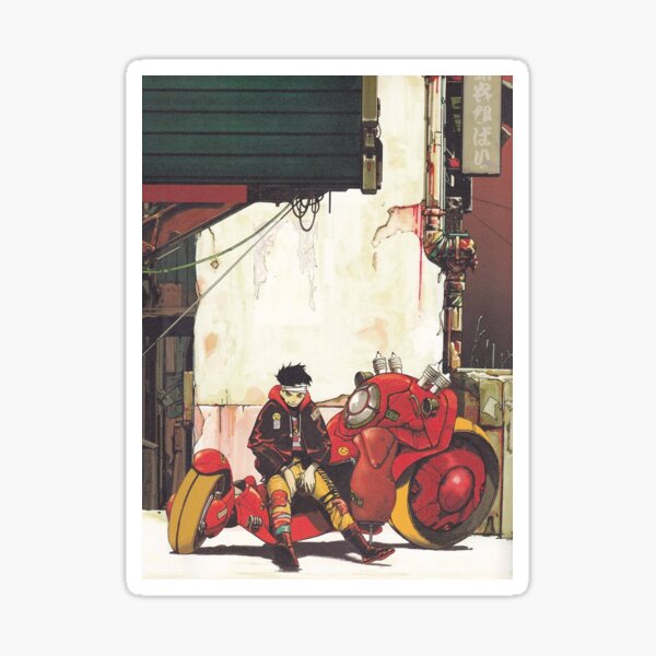 Kaneda Bike Akira Stickers | Redbubble