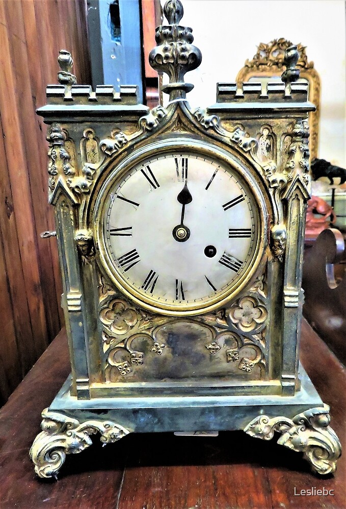"Gothic Clock" by Lesliebc | Redbubble