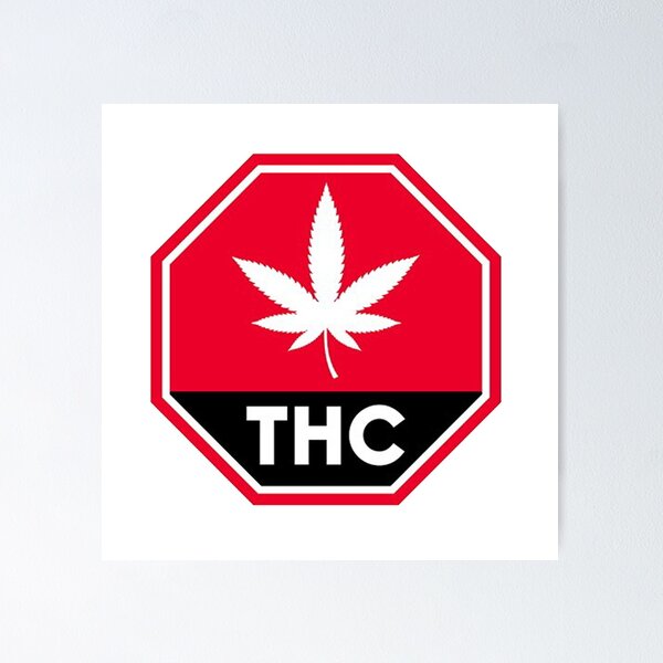 "THC Canada Warning" Poster for Sale by catbuttana | Redbubble