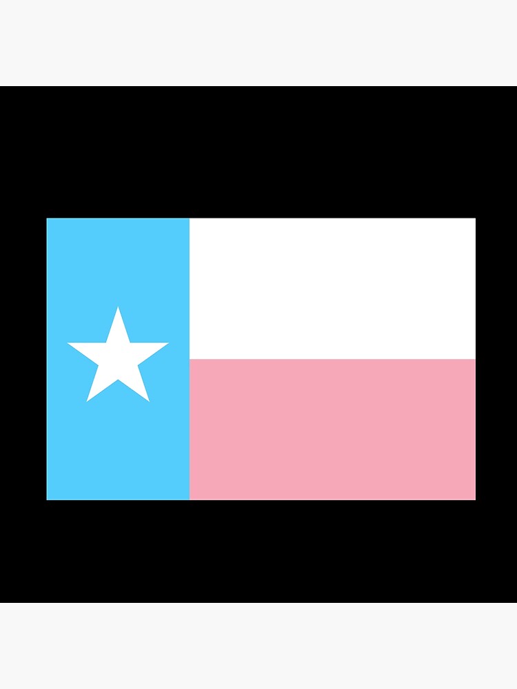 "Trans Pride Texas Flag" Poster for Sale by Zororeo | Redbubble