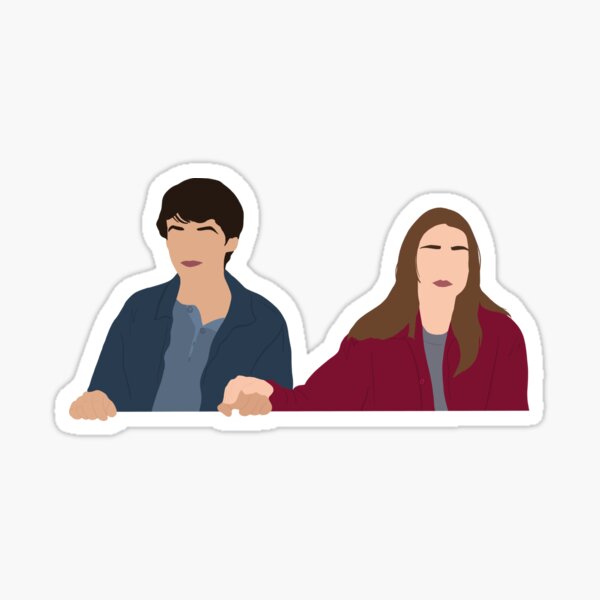 "TEOTFW James and Alyssa" Sticker for Sale by artbyzuleika | Redbubble