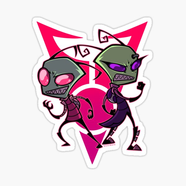 Invader Zim Stickers | Redbubble
