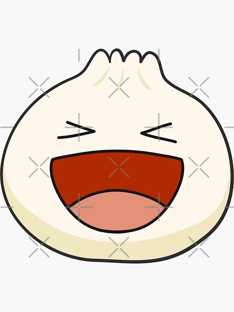 "Laughing Bao" Sticker for Sale by knockknock313 | Redbubble
