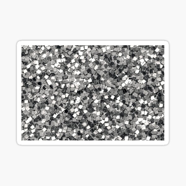 "Silver Glitter Party Sequins" Sticker for Sale by newburyboutique ...