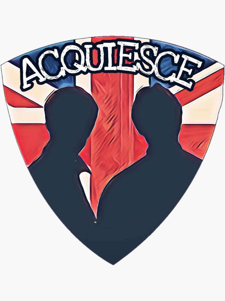 "Acquiesce" Sticker by DnTheory | Redbubble