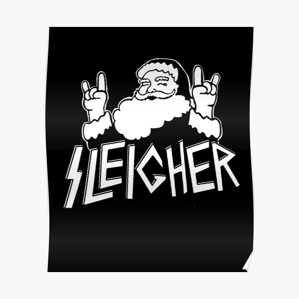 " Santa goes Metal Santa Sleigher Funny Christmas for Metalheads ...