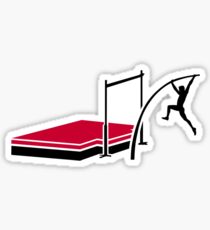 Pole Vault: Stickers | Redbubble