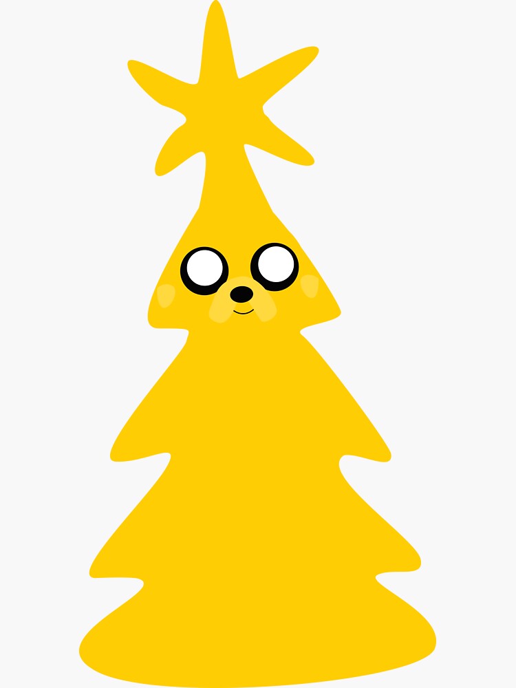 "Jake the dog it's christmas!!" Sticker for Sale by robinm3 | Redbubble