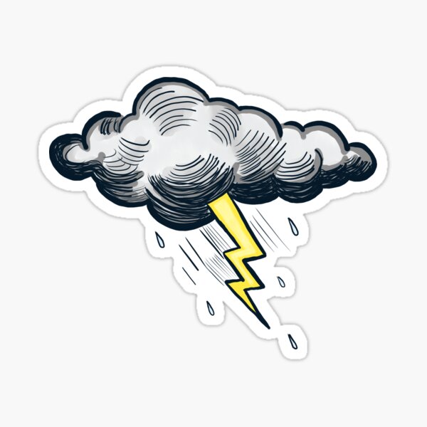 "Storm" Sticker for Sale by AtypicalTees | Redbubble
