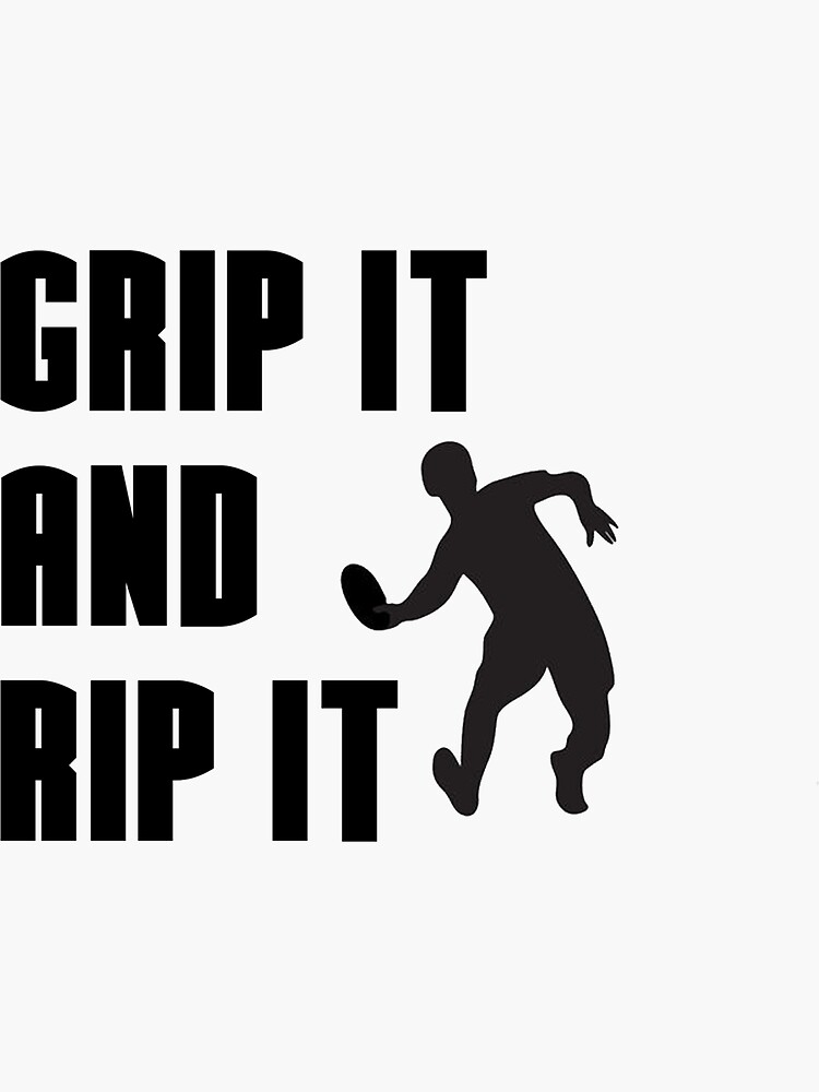 "Grip it and Rip it" Sticker for Sale by Samlux9 | Redbubble