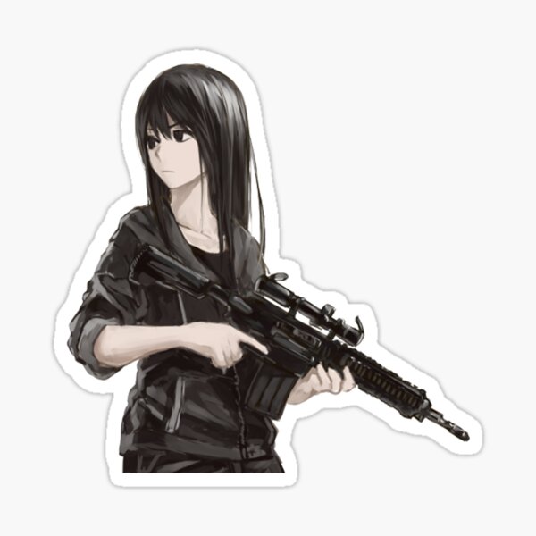 Anime Girl With Gun Gifts & Merchandise | Redbubble