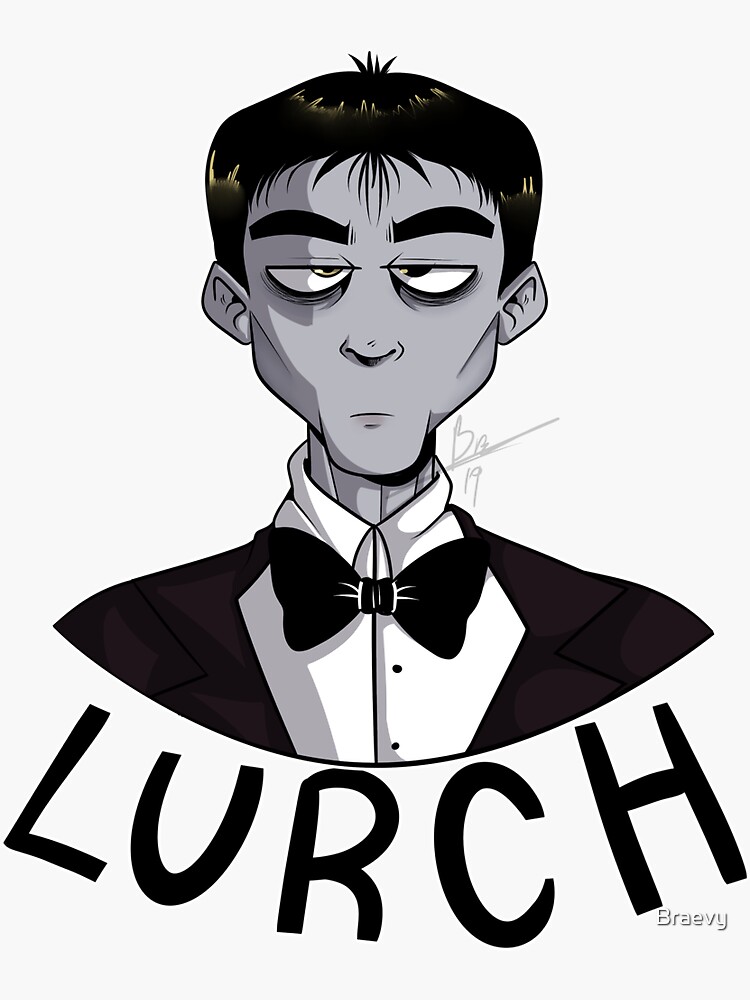 "Lurch" Sticker for Sale by Braevy | Redbubble