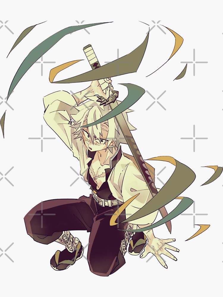 "sanemi" Sticker for Sale by benoixio | Redbubble