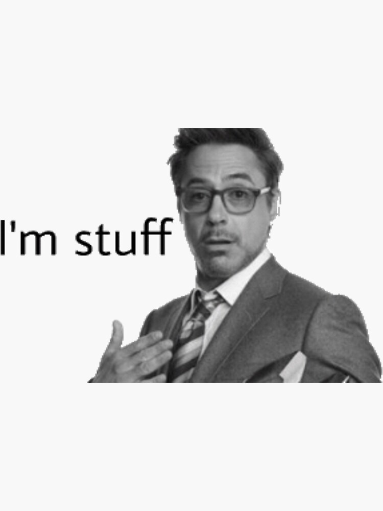  I m Stuff Sticker For Sale By Earo Redbubble