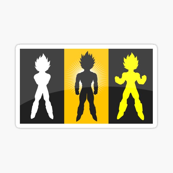 "Vegeta" Sticker by sertii | Redbubble