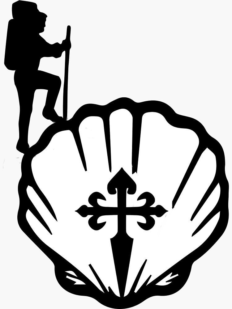 "Camino de Santiago Shell" Sticker von dinmama | Redbubble