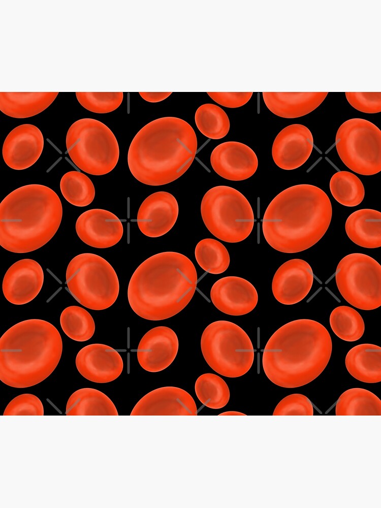 "Red Blood Cells Pattern" Throw Blanket for Sale by BundaBear | Redbubble