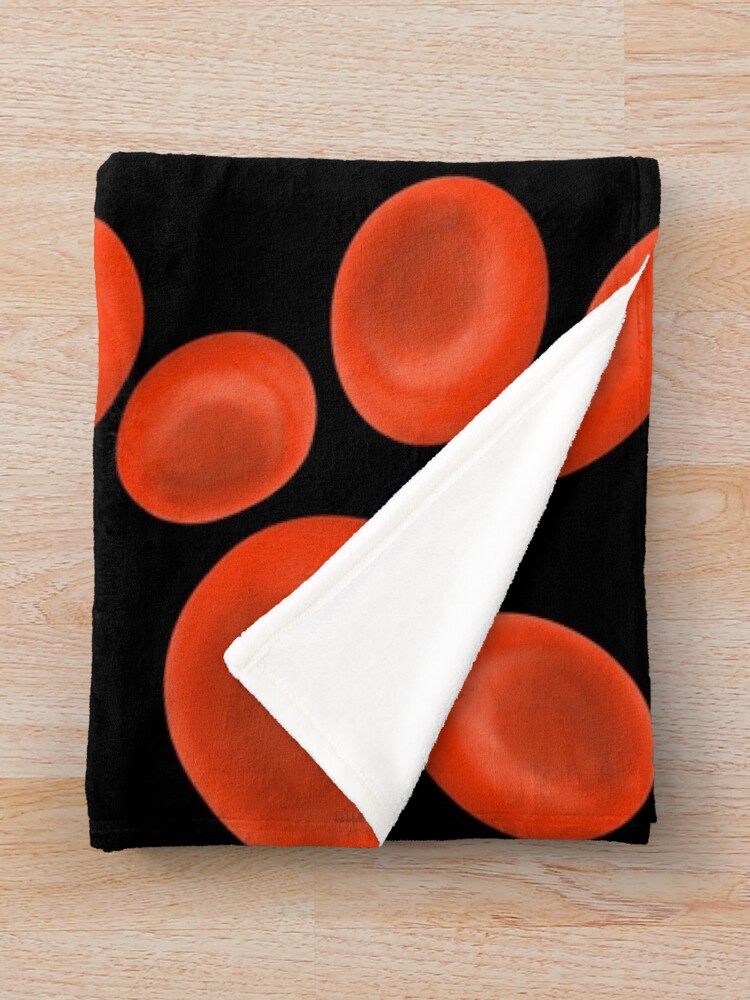 "Red Blood Cells Pattern" Throw Blanket for Sale by BundaBear | Redbubble