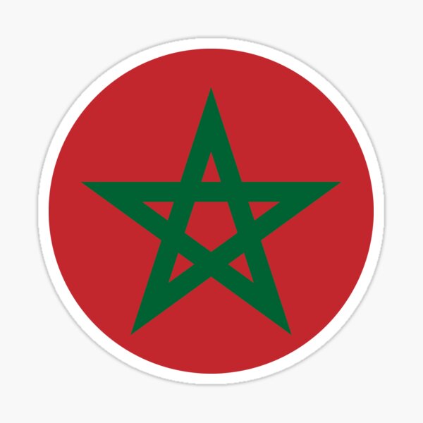 "Morocco Flag" Sticker for Sale by crizzinho | Redbubble