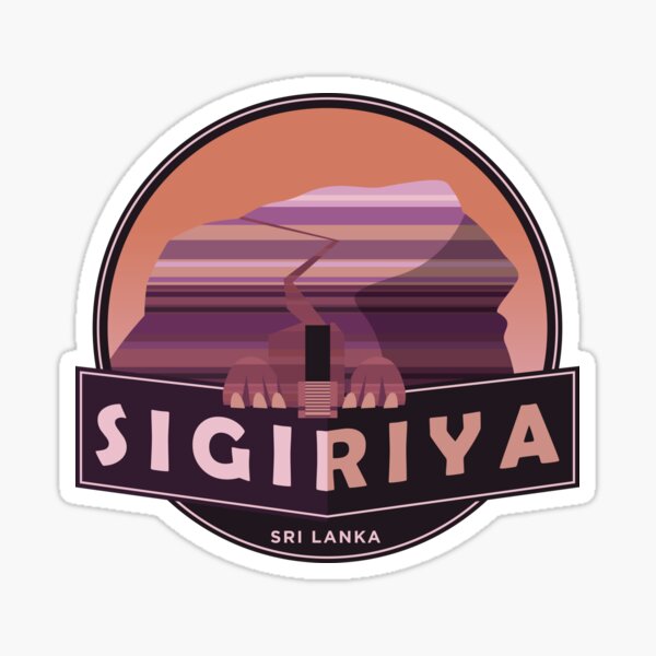 "Sigiriya - Sri Lanka" Sticker for Sale by moritzschwaeble | Redbubble