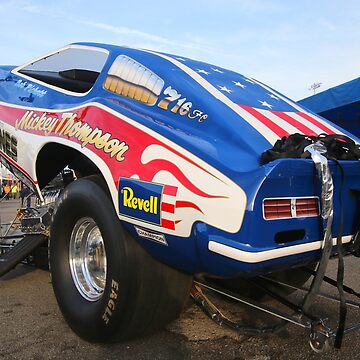 "Drag racing Nostalgia funny car" Sticker for Sale by mooneyes | Redbubble