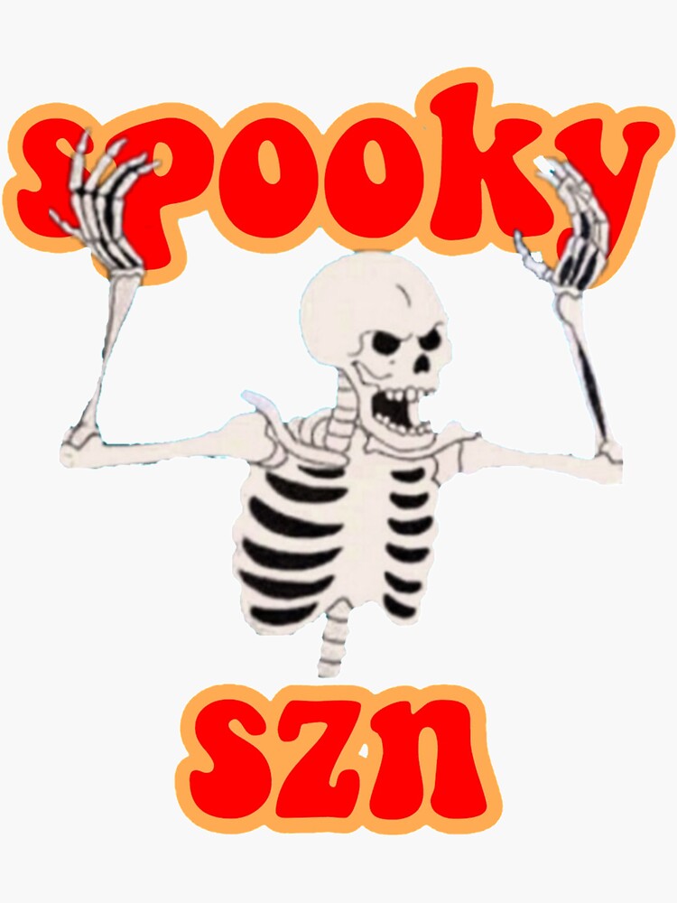 "spooky szn" Sticker by cassiqy | Redbubble