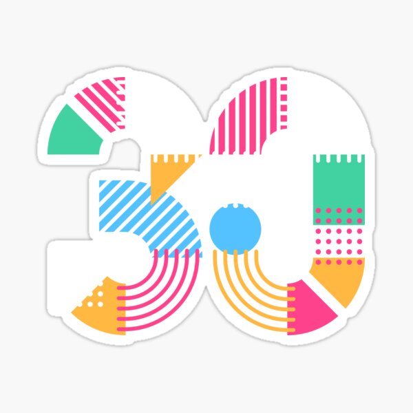 Happy 30 Birthday Stickers | Redbubble