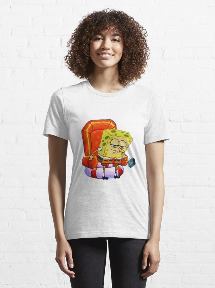 "Spongebob Standing Up Meme" T-shirt for Sale by Goath | Redbubble ...