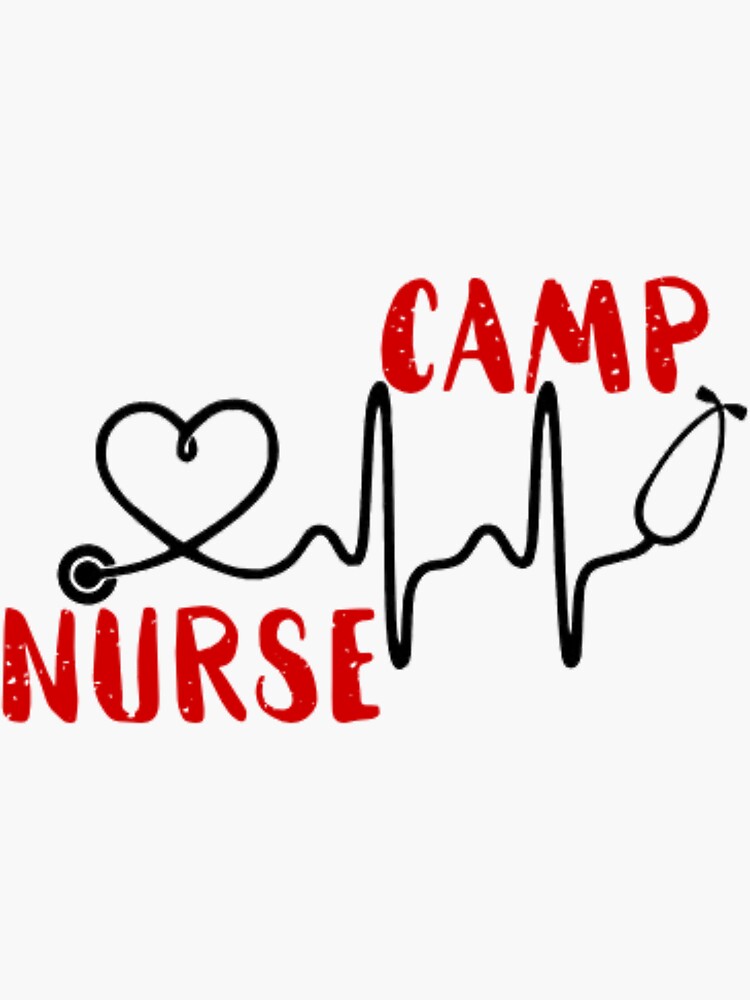"Camp Nurse" Sticker by anneweidner10 | Redbubble
