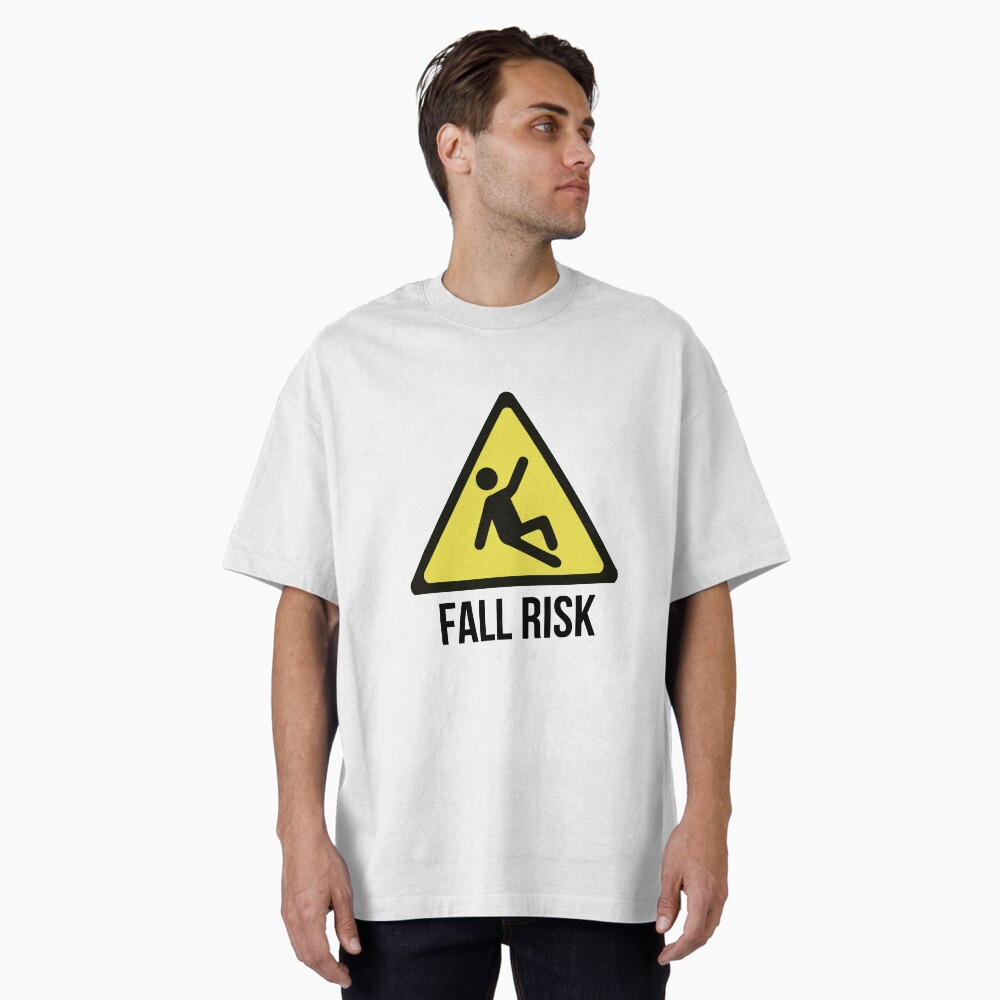 "Fall Risk" Sticker for Sale by lightfixtures | Redbubble