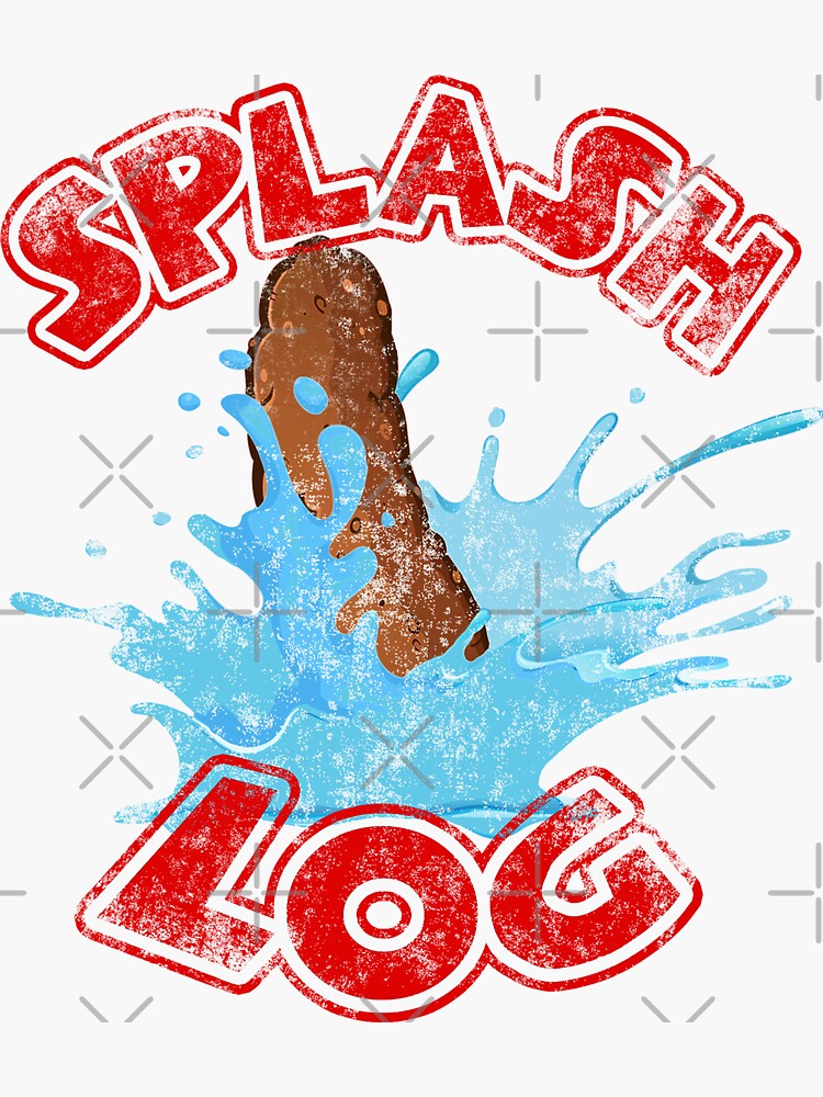 "Splash Log" Sticker by SoCalKid | Redbubble