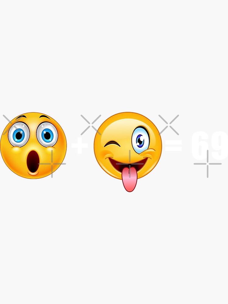 Emoji 69 Math Sticker By Wasisnt Redbubble emoji-69-math-sticker-by-wasisnt-redbubble