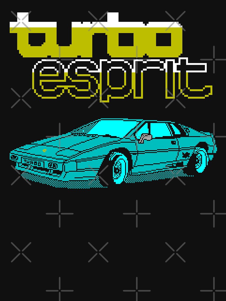 "Turbo Esprit" T-shirt for Sale by ilovezxspectrum | Redbubble | zx t ...