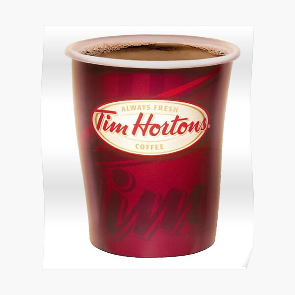 "Tim Horton " Poster by ByEvangeline | Redbubble