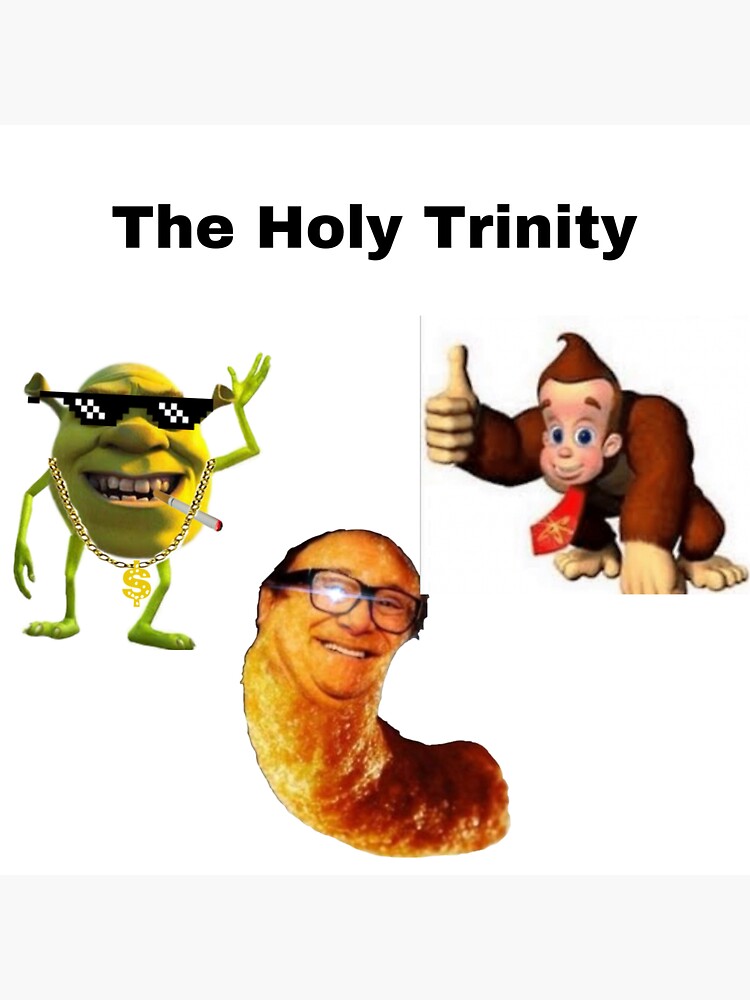 "The holy trinity funny meme" Sticker by Kiransingri | Redbubble