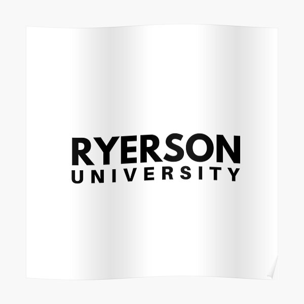 "Ryerson University Logo (Modern Graphic)" Poster for Sale by stickel ...