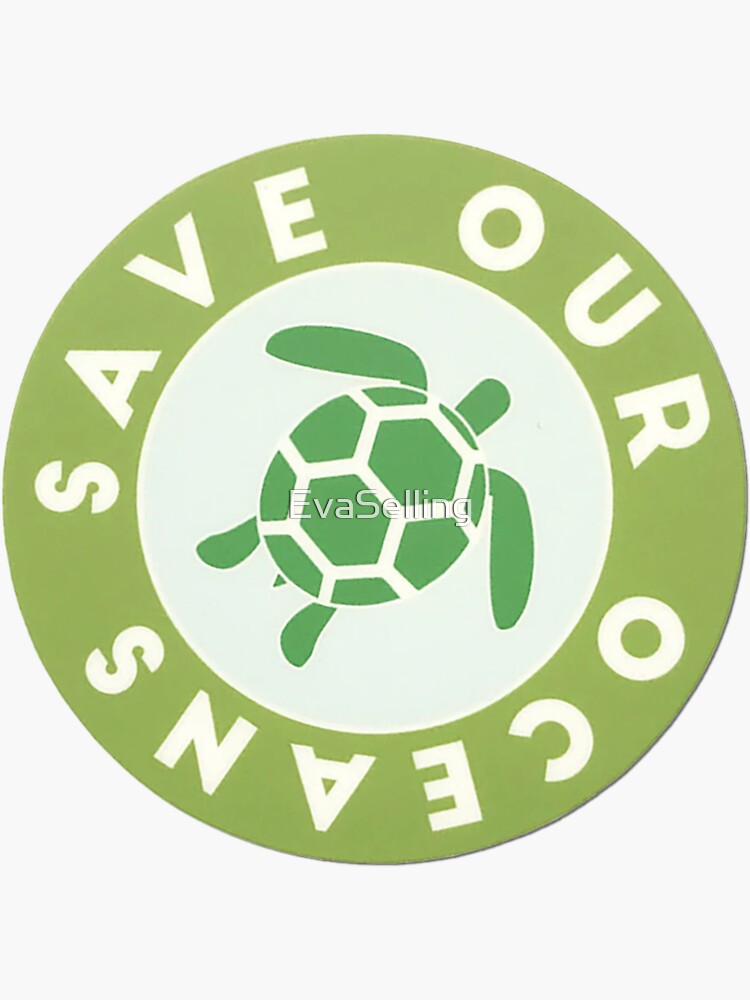 "save the turtles sticker" Sticker for Sale by EvaSelling | Redbubble