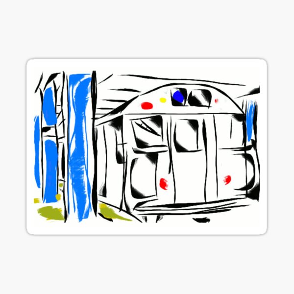 "A train? No, THE train." Sticker for Sale by Our-NYC | Redbubble