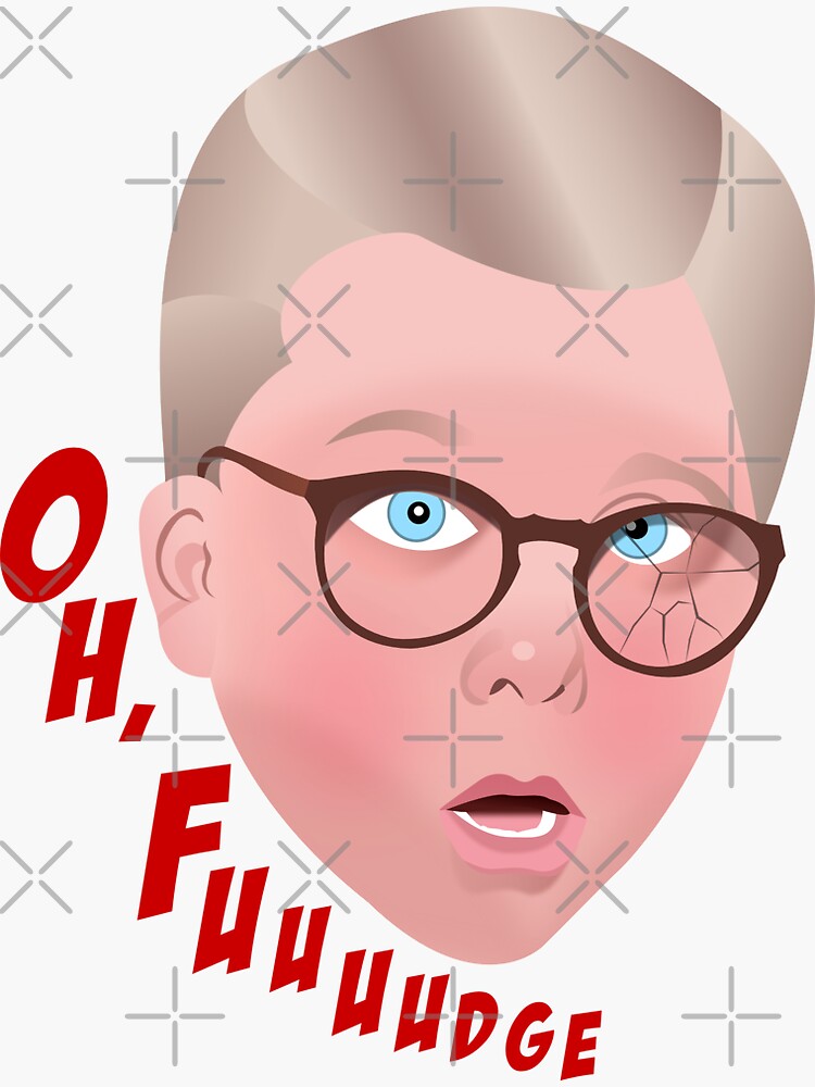 "Oh, Fudge" Sticker for Sale by sophiapetrillo | Redbubble
