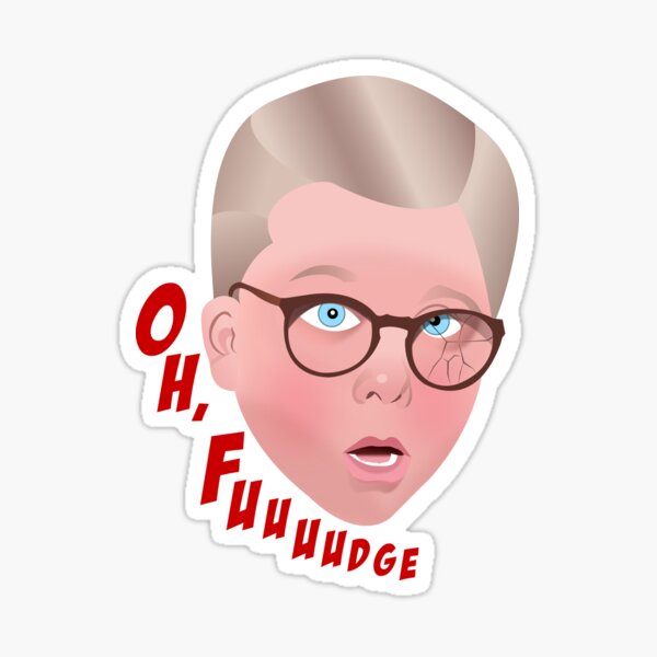 "Oh, Fudge" Sticker for Sale by sophiapetrillo | Redbubble