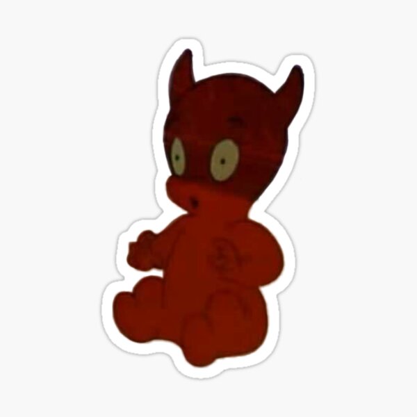"lil baby devil" Sticker by caitlinrws | Redbubble
